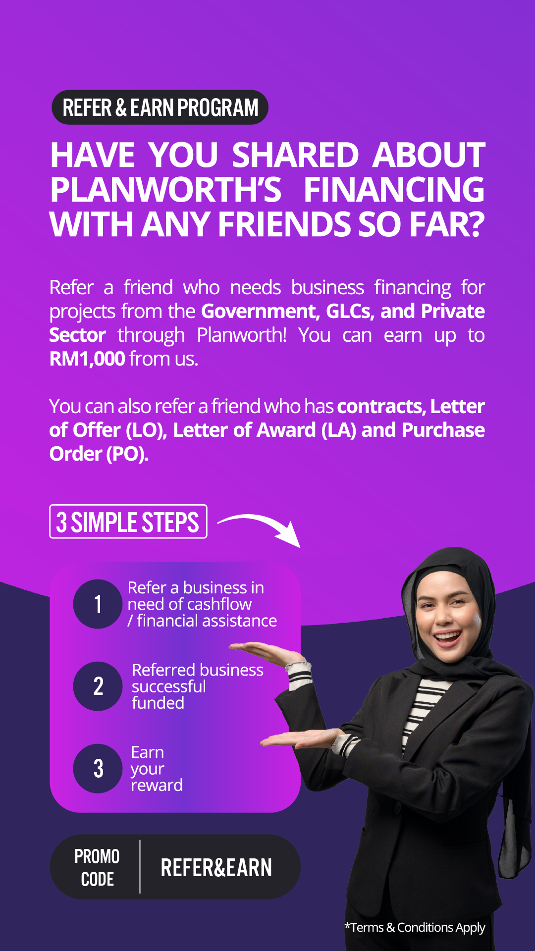 Refer & Earn Program - Planworth